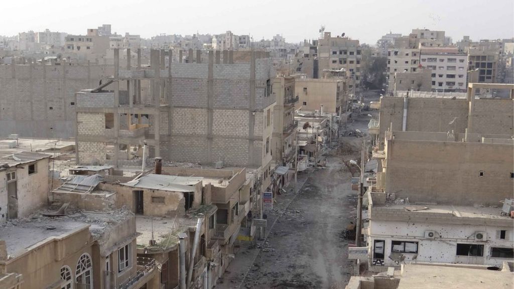 Syria Conflict Conflicting Accounts Of Deir Al Zour Attack Bbc News