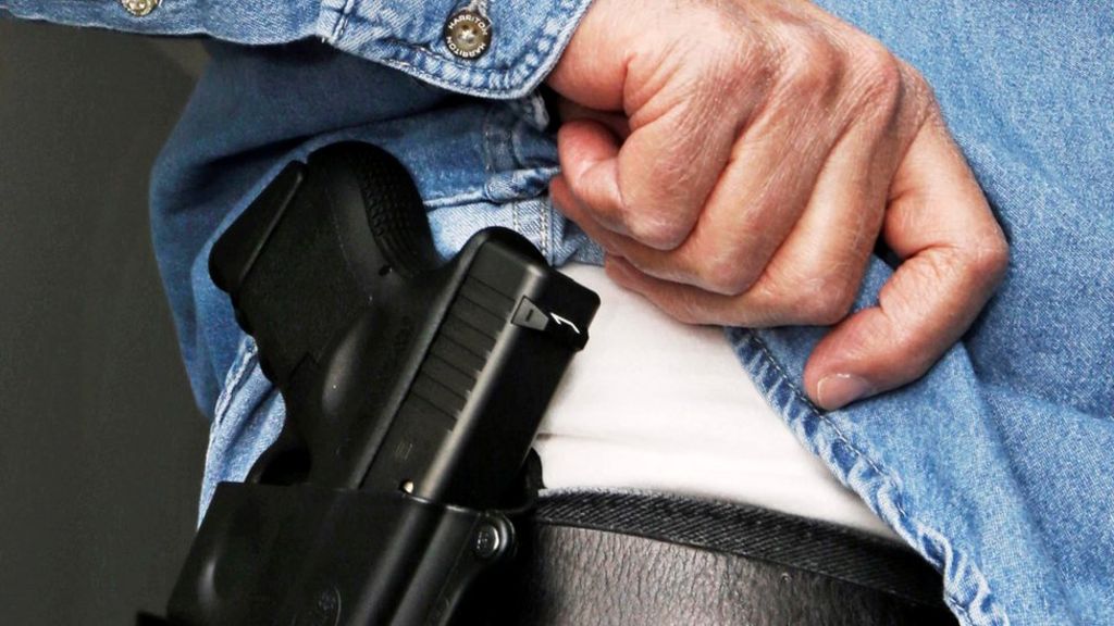 New Texas gun control law allows concealed guns on campus - BBC News