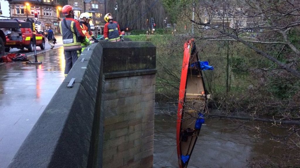 Canoeist dies after River Derwent bridge accident - BBC News