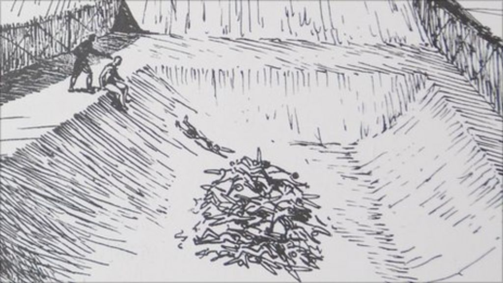 Holocaust survivor preserves Treblinka in art - BBC News