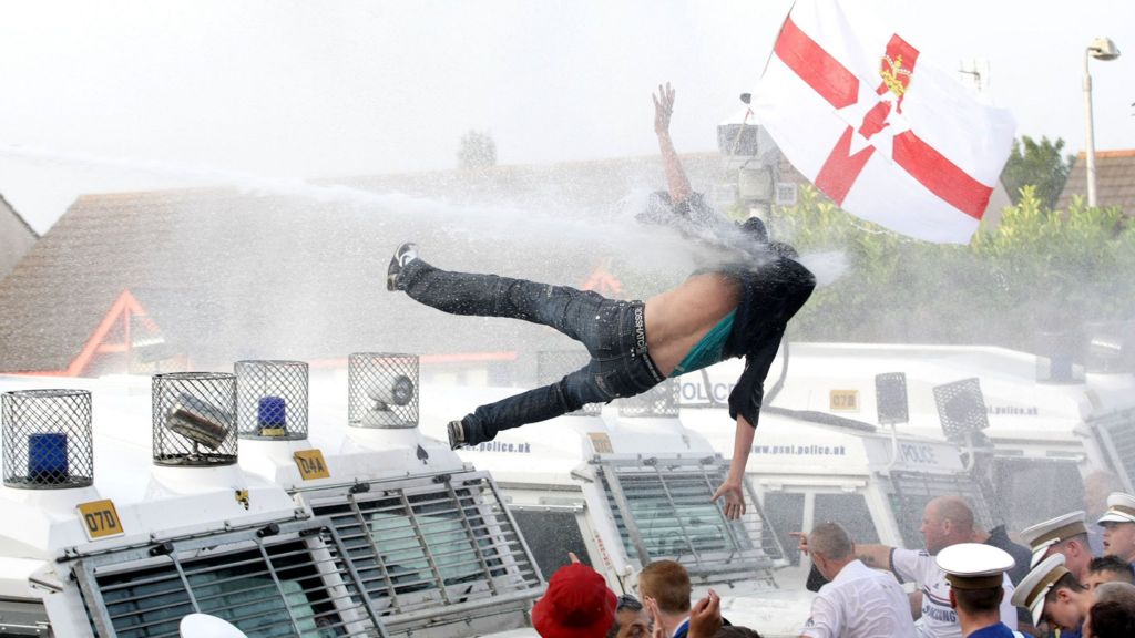 How Northern Ireland police deal with lethal riot weapons - BBC News