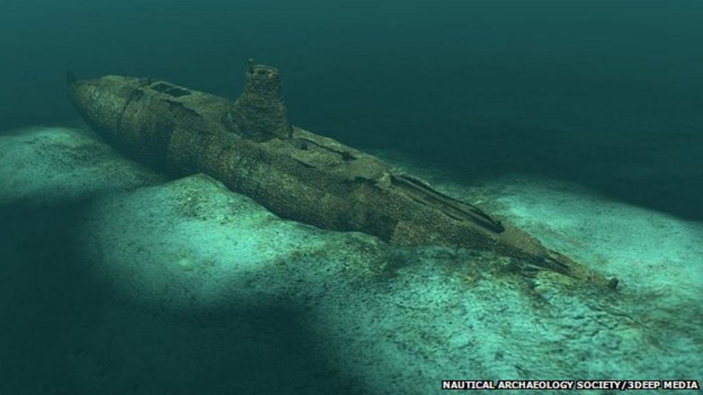 Solent submarine wreck becomes tourist attraction - BBC News