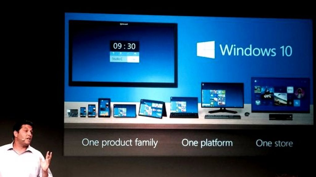 Microsoft unveils Windows 10 system with Start Menu - BBC News