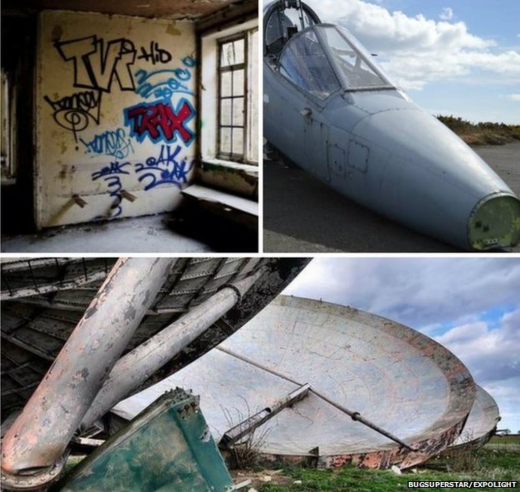 Haunting images of the UK's redundant RAF bases - BBC News