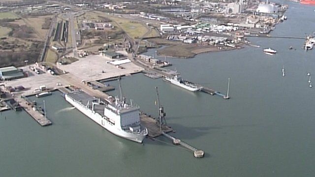 UK dock operators battling to run Marchwood Military Port - BBC News