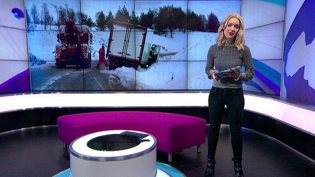 Snow and storms sweep across UK - CBBC Newsround